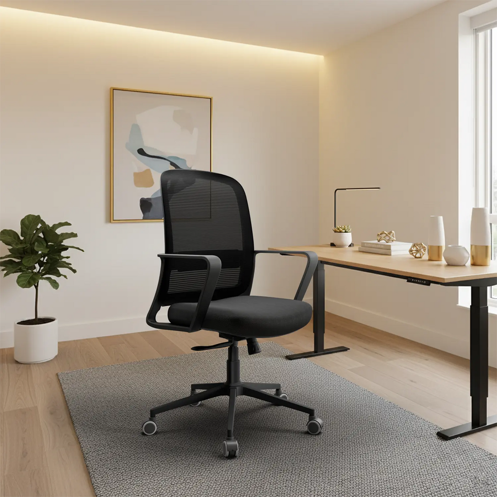 Buy Empower Mid Back Mesh Office & Study Chair - Ergonomic Design for ...