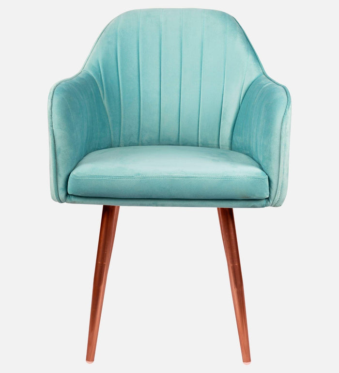 Plush Dining Chair with Velvet Fabric