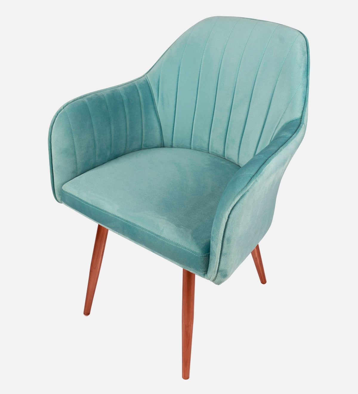 Plush Dining Chair with Velvet Fabric