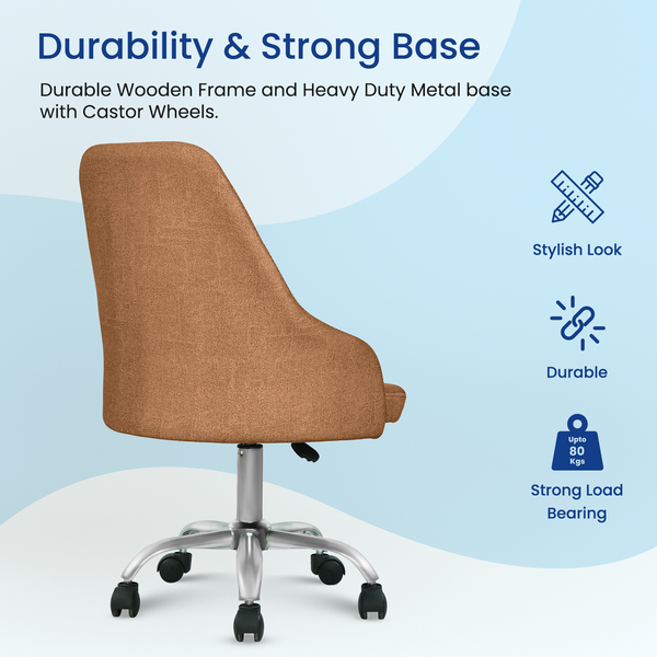 Buy Smart Study Chair - Ergonomic Design & Premium Velvet Upholstery